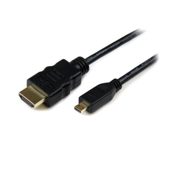 商品名：StarTech.com マイクロHDMI-HDMI1.4変換ケーブル 1m ブラック HDADMM1M 1本