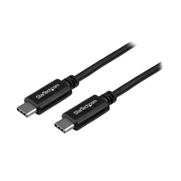 商品名：StarTech.com USB2.0ケーブル Type-C（オス）-Type-C（オス） 1m ブラック USB2CC1M1本