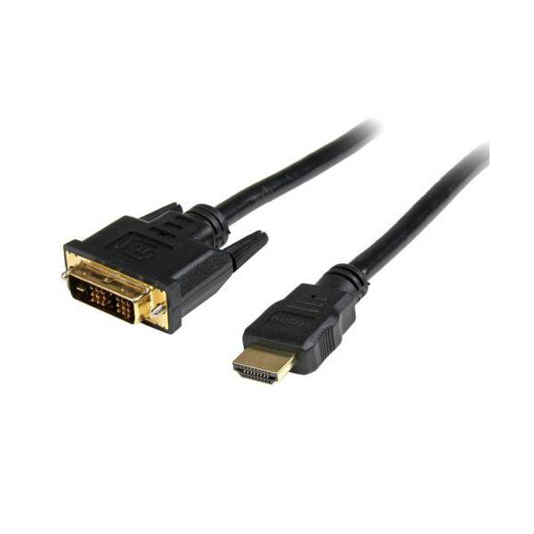 商品名：StarTech.com HDMI-DVI-D変換ケーブル HDMI（19ピン）-DVI-D（19ピン） オス／オス 3m ブラックHDDVIMM3M 1本