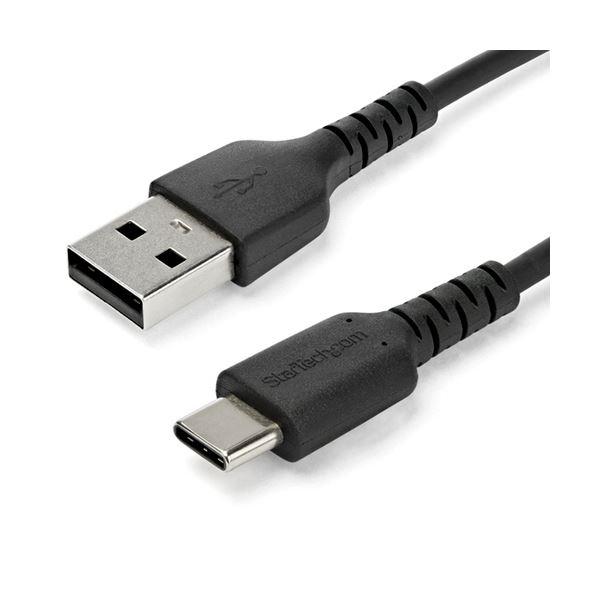 商品名：StarTech.com USB A-USB Cケーブル 2m アラミド繊維補強 ブラック RUSB2AC2MB 1本  爆買