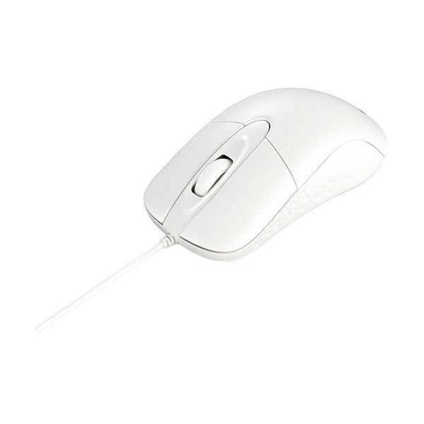 商品名：バッファロー有線光学式 3ボタン 防水防塵マウス 簡易包装 ホワイト BSMOUWPWHZ 1個