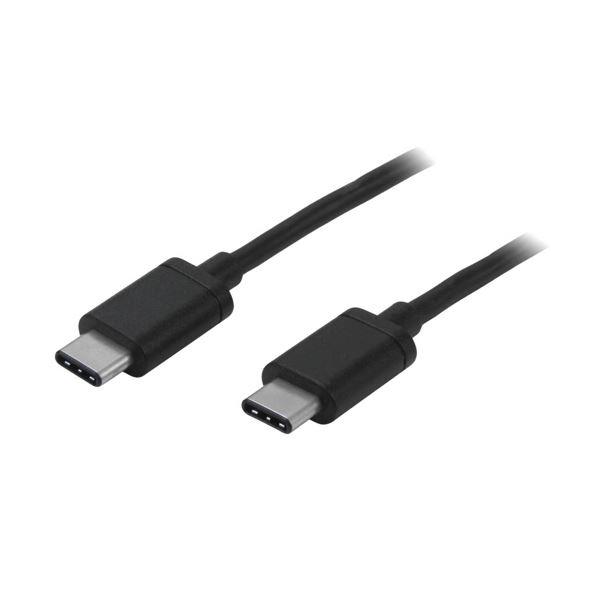 商品名：StarTech.com USB2.0ケーブル Type-C（オス）-Type-C（オス） 2m ブラック USB2CC2M1本