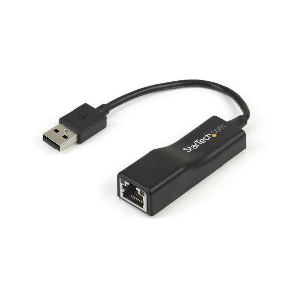 商品名：StarTech.com USB2.0有線LANアダプタ ブラック USB2100 1個