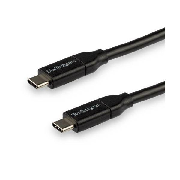商品名：StarTech.com USB2.0 Type-Cケーブル 給電充電対応 TypeC（オス）-TypeC（オス） 3m ブラックUSB2C5C3M 1本