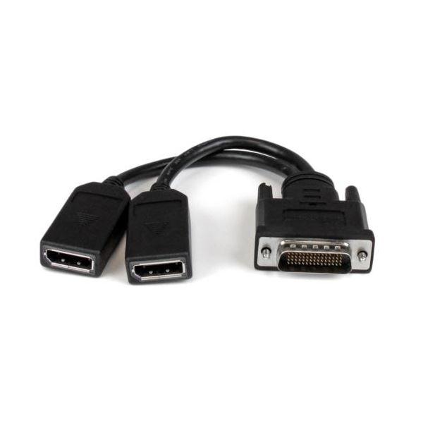商品名：StarTech.com DMS-59 デュアルDisplayPort分岐ケーブル 20cm ブラック DMSDPDP11本