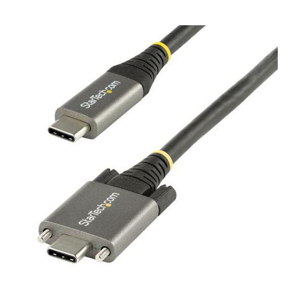 商品名：StarTech.com サイドロック付きUSB-Cケーブル 1m 10Gbps／USB 3.1（3.2Gen1）／100W（5A）PD USB31CCSLKV1M 1本  爆買