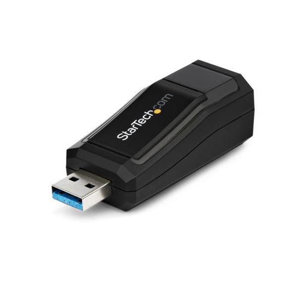商品名：StarTech.com USB3.0-Gigabit Ethernet LANアダプタ 10・100・1000Mbps対応 ブラックUSB31000NDS 1個
