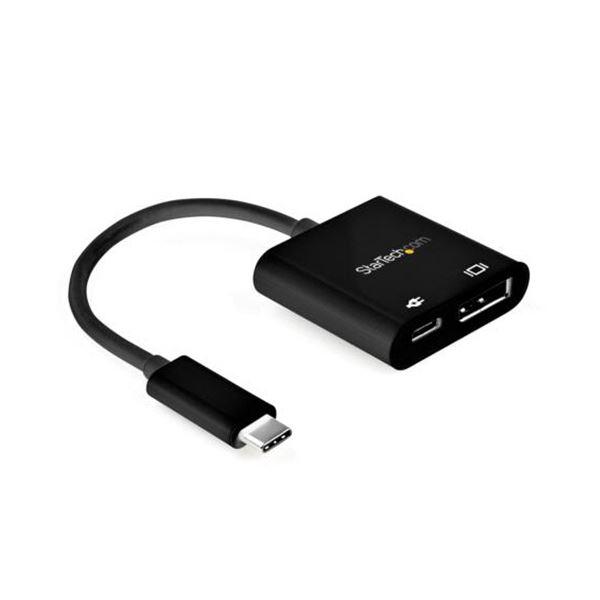 商品名：StarTech.com USB-C-DisplayPort アダプタ PD対応 CDP2DP14UCPB 1個