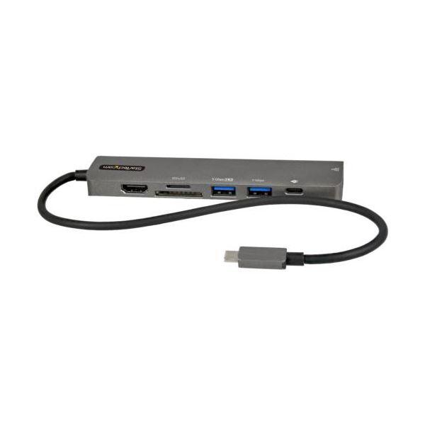 商品名：StarTech.com USB Type-Cマルチ変換アダプター 4K60Hz HDMI 2.0／100W USB PDDKT30CHSDPD1 1台