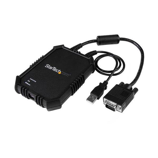 商品名：StarTech.com ノートパソコン-サーバ接続KVMコンソール 保護筐体 USB2.0準拠 ブラック NOTECONS02X1個