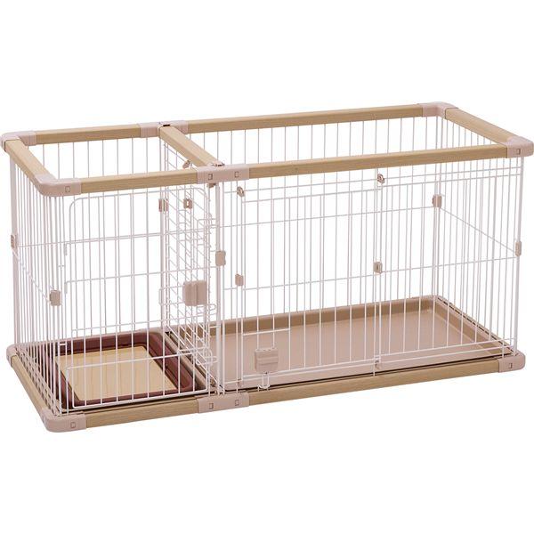 商品名：ペティオ 犬用 トイレのしつけが出来る ドッグルームサークルPlus ベージュ レギュラー ペット住関連用品 (ジャンル・特徴) 工具不要で組み立て・組み直しが簡単 ( W27669 )