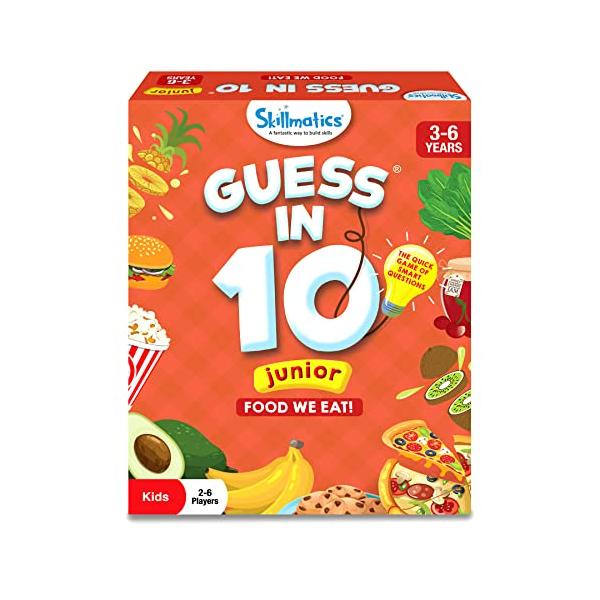 スキルマティックス カードゲーム Guess in 10 Junior Food We Eat 質問ゲーム 食べ物 英語版 海外直輸入品 知育Skillmatics,スキルマティクス,アメリカ,海外輸入,知育玩具,教養ゲーム,  Skill...