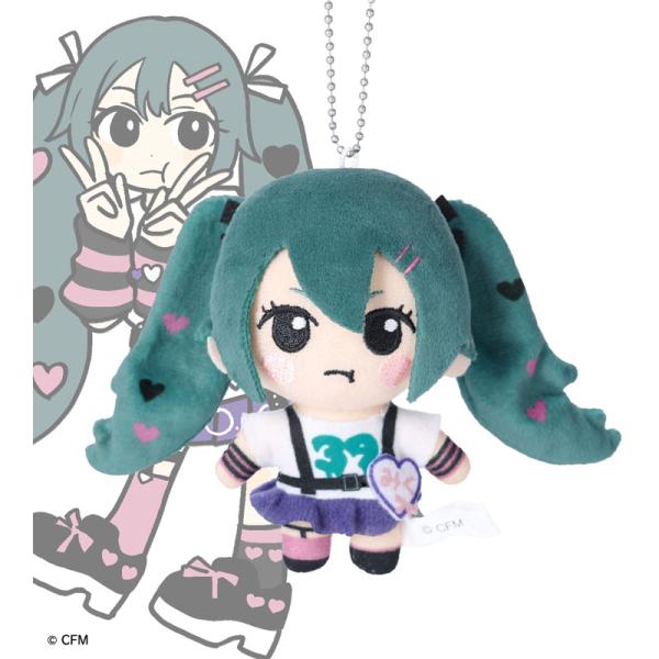 サイズ 約全長10cm『初音ミク』×「coalowl」のコラボレーションアイテムの登場です。coalowlさん描き下ろしの初音ミクのイラストを、ちょこんと立っている立体的なぬいぐるみに仕上げました。腕の中には針金が入っており、指などに抱きつ...