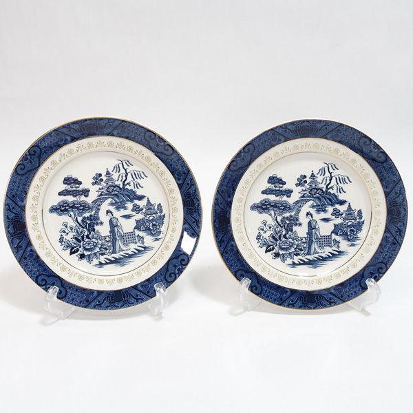 ・メーカー　　：ＮＩＫＫＯ・サイズ　　　：形状:丸，横幅　（約ｃｍ）:18.8，縦幅　（約ｃｍ）:18.8，高さ　（約ｃｍ）:2.3，・色(柄)の系統：ホワイト ネイビー・素材　　　　：陶器--------------------商品状態-...