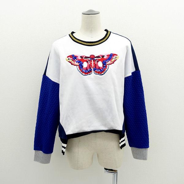 ・メーカー　　：Desigual / デシグアル・製品型番　　：17WWSK00・サイズ　　　：表記サイズ:L，肩幅　（約ｃｍ）:67，身幅　（約ｃｍ）:63，着丈　（約ｃｍ）:58，袖丈　（約ｃｍ）:47，・色(柄)の系統：ホワイト・デザ...