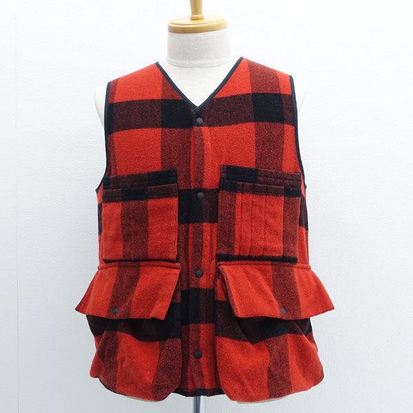 ・メーカー　　：ohh! nisica / オオニシカ・サイズ　　　：表記サイズ:2，肩幅　（約ｃｍ）:38.5，着丈　（約ｃｍ）:63，身幅　（約ｃｍ）:52，・色(柄)の系統：レッド ブラック・デザイン　　：(メンズ)トップス/ベスト・...