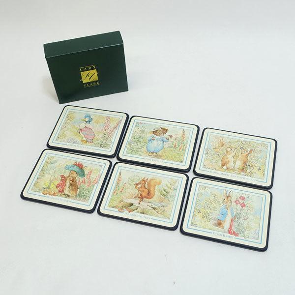 ・メーカー　　：LADY CLARE / ピーターラビット・サイズ　　　：横幅　（約ｃｍ）:11，奥行　（約ｃｍ）:9，厚さ (約cm):0.4，・色(柄)の系統：マルチカラー・付属品　　　：共箱--------------------商品...