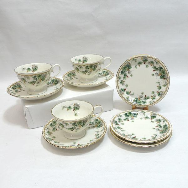 ・メーカー　　：Narumi / ナルミ・サイズ　　　：口径　（約ｃｍ）:9.5，高さ　（約ｃｍ）:6.3，ソーサー直径 (約cm):15.2，プレート 直径 (約cm):14.1，プレート 高さ(約cm):2，・色(柄)の系統：ホワイト・...