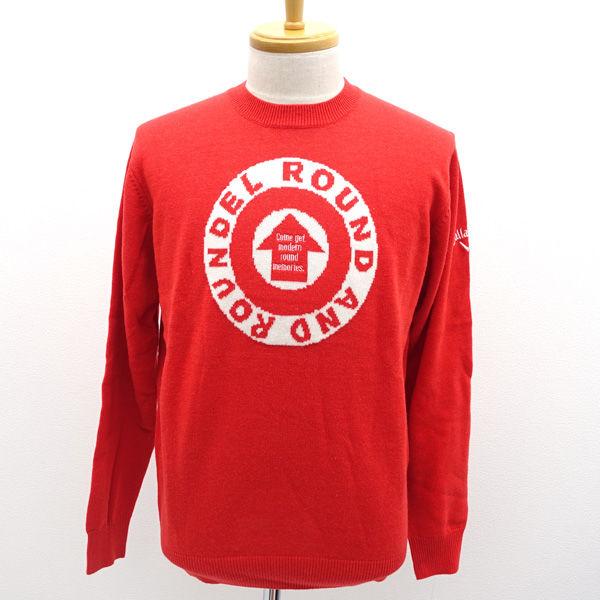 ・メーカー　　：Callaway / キャロウェイ・製品型番　　：241-7260515・サイズ　　　：表記サイズ:L，肩幅　（約ｃｍ）:42，身幅　（約ｃｍ）:54，着丈　（約ｃｍ）:66，袖丈　（約ｃｍ）:62，・色(柄)の系統：レッド...