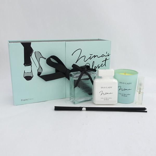 ・メーカー　　：Francfranc　/　フランフラン・製造番号　　：2307-67・サイズ　　　：【箱】横幅 (約cm):22.5，高さ　（約ｃｍ）:13，奥行　（約ｃｍ）:6.0，・色(柄)の系統：ブルー 透明 ホワイト・デザイン　　：...