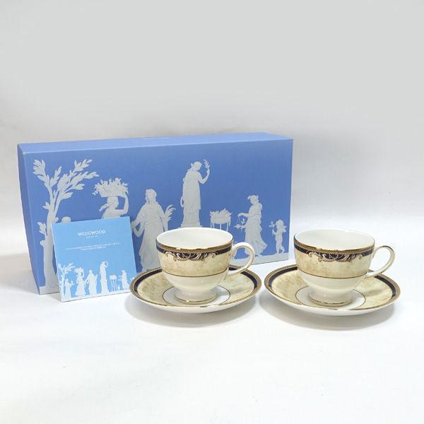 ・メーカー　　：WEDGWOOD / ウェッジウッド・サイズ　　　：口径　（約ｃｍ）:8.6，高さ　（約ｃｍ）:7，ソーサー直径　（約ｃｍ）:14.8，・色(柄)の系統：ホワイト ベージュ ブラウン・素材　　　　：陶器・付属品　　　：共箱 ...