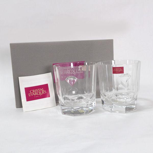 ・メーカー　　：CRISTAL D’ARQUES・製品型番　　：AC1034-71455A・サイズ　　　：口径　（約ｃｍ）:8.4，高さ　（約ｃｍ）:9.2，・色(柄)の系統：透明・素材　　　　：クリスタルガラス・付属品　　　：共箱(ダメー...