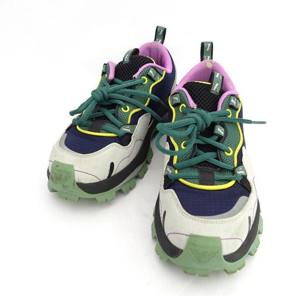 ・メーカー　　：EMPORIO ARMANI / エンポリオアルマーニ・製品型番　　：X4C637・サイズ　　　：表記サイズ:7(25cm)，アウトソール　（約ｃｍ）:29，甲の横幅　（約ｃｍ）:11.5，ヒール/ソールの高さ　（約ｃｍ）:...