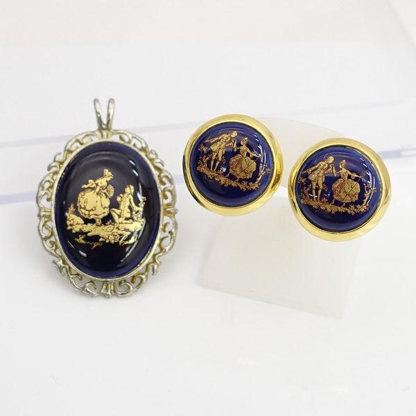 ・メーカー　　：LIMOGES / リモージュ・サイズ　　　：【イヤリング】: ，横幅（W)　（約ｃｍ）:1.8，高さ（H)　（約ｃｍ）:1.8，奥行（D)　（約ｃｍ）:1.5，重量　（1点約ｇ）:4.5，【ペンダントトップ】: ，横幅（W...