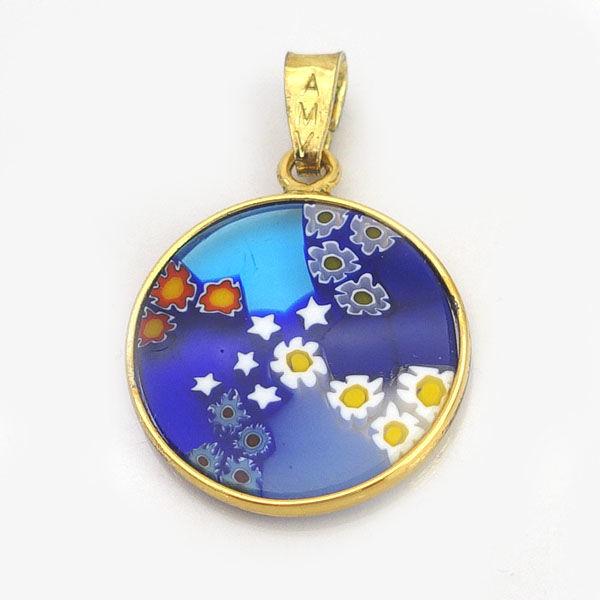 ・メーカー　　：ANTICA MURRINA VENEZIANA / アンティカムリーナヴェネチア・サイズ　　　：トップ横　（約ｃｍ）:1.9，トップ縦　（約ｃｍ）:1.9，総重量　（ｇ）:2，・色(柄)の系統：ネイビー ブルー・デザイン　...