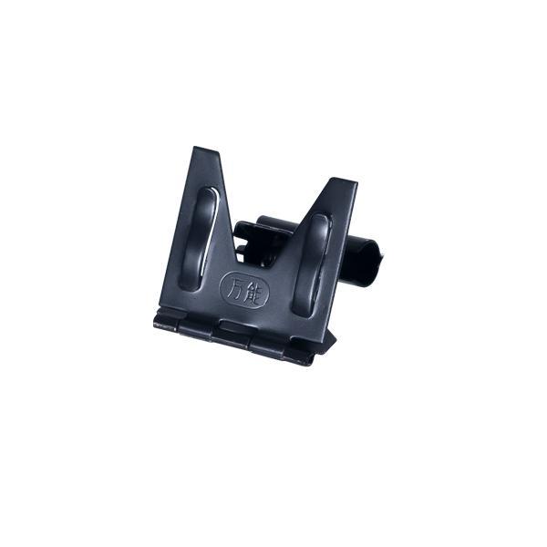 ■種別／小／ブラック　■サイズ／W24×H24mm　■対応カード厚／約10mm厚まで　■素材／スチールブラック塗装　■備考／○マグネット使用可　メーカー・委託先在庫のため在庫確認が必要な商品です。予期せぬ欠品・廃番の可能性がございます。