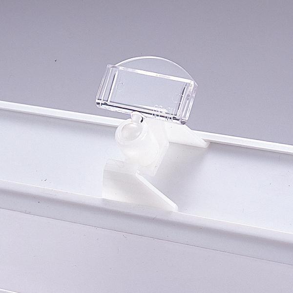 マジカルジョイント突出にも正面にも使えます。　■サイズ／W27×D80×H50mm　■素材／スチロール樹脂、ポリアセタール　■対応ポップ厚／0.1〜0.4mm　メーカー・委託先在庫のため在庫確認が必要な商品です。予期せぬ欠品・廃番の可能性が...