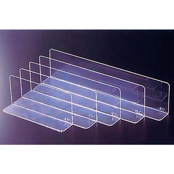 商品棚・平台などの商品仕切に最適！安さで人気です！　高衝撃性強化ポリスチレン使用。（非エンビ）　分別回収によりリサイクル可能。　アクリル並の透明感。　なんといっても安い！　■種別／W320　■サイズ／W320×D50×H100mm　■厚さ／...