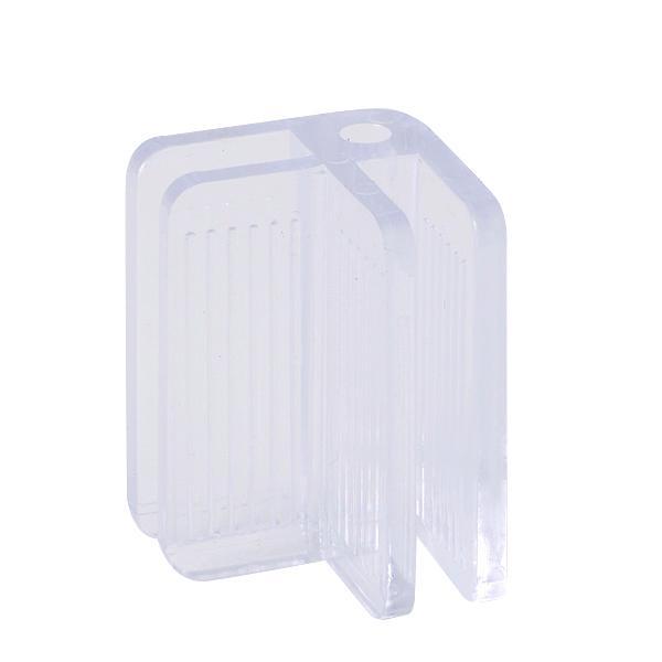 イベントや展示会などで活躍！スピーディな組立て、撤去が可能です。ポスターなどを張り付けたパネルを差し込むだけで、様々な展示が可能です。　■種別／直角用　■カラー／クリアー　■サイズ／W25×D25×H36mm　■素材／ポリカーボネイト　■対...