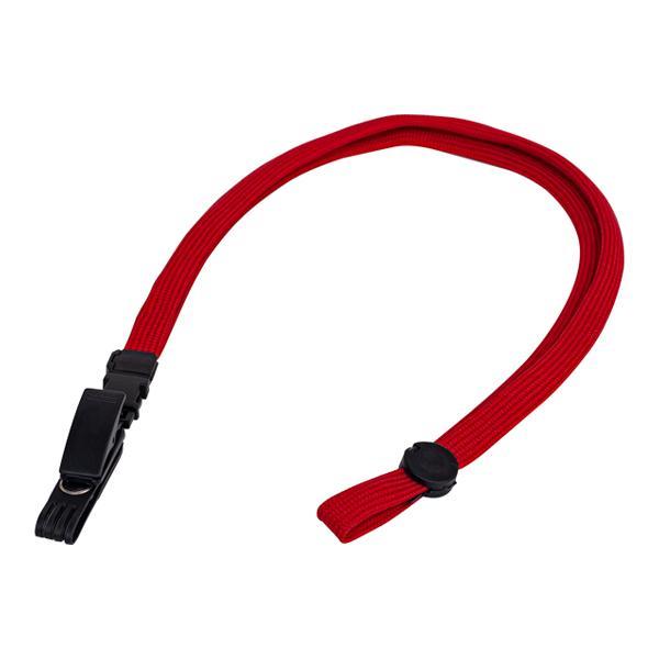 ■種別／レッド　■ストラップ部全長／510mm　■ストラップ巾／10mm　■素材／フック部：ナイロン系樹脂　■仕様／バンドクリップ式　メーカー・委託先在庫のため在庫確認が必要な商品です。予期せぬ欠品・廃番の可能性がございます。