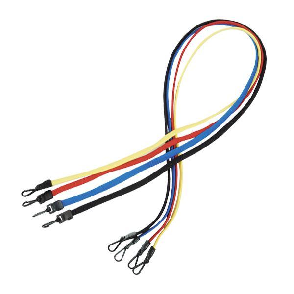 ■種別／ブルー　■ストラップ全長／約920mm　■ストラップ巾／10mm　■素材／フック部：ナイロン系樹脂　■仕様／ナスかん式　メーカー・委託先在庫のため在庫確認が必要な商品です。予期せぬ欠品・廃番の可能性がございます。