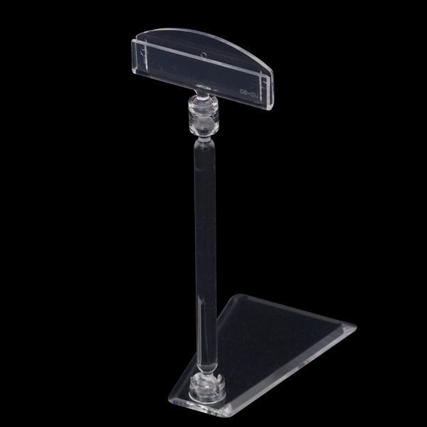 テーパーベースフォルムは高級感を演出します　クリアスタンドのベストアイテム。自由な角度調節により、変化に富んだPOP演出が可能です！　■種別／CP-4　■ベースサイズ／上底25×下底49×D75mm　■支柱長さ／L100mm　■クリップ・カ...