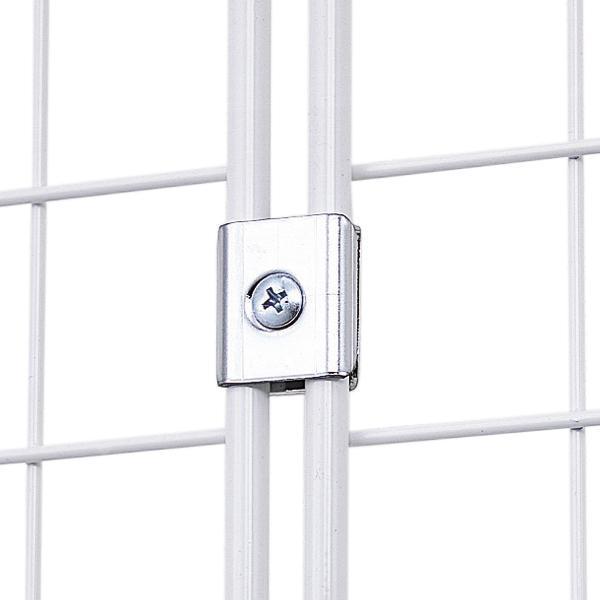 ネットの連結にご利用下さい。　■種別／ネット用コネクター　■素材／スチール製クロームメッキ　■入数／1個（バラ）　メーカー・委託先在庫のため在庫確認が必要な商品です。予期せぬ欠品・廃番の可能性がございます。