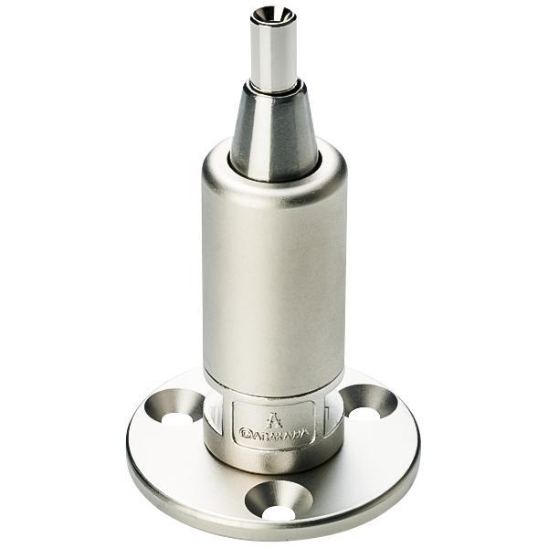 ■種別／SF-19W　■用途／床　■タイプ／テンショナー／ビス止め　■素材／ステンレス、シンチュウ、亜鉛ダイカスト、スチール　■仕上げ／サテン、梨地ニッケルメッキ　■対応ワイヤー径／φ1.5〜φ2.5mm　■許容荷重／φ1.5：30kgまで...