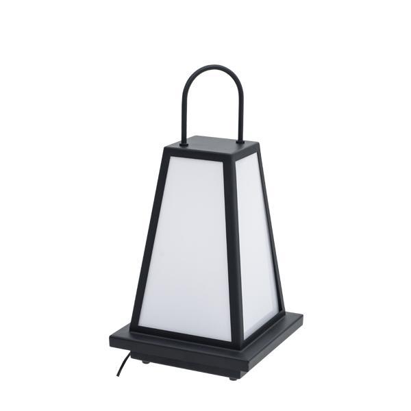 人気の和風LED行灯　屋外使用可能なので、店舗のエントランスや通路などに置いて幻想的な演出を!!　■種別／本体　■外寸／W250×D250×H375mm(取手含まず)　■取手／H130mm　■乳白板見寸／上辺W95mm・下辺W170mm・高...