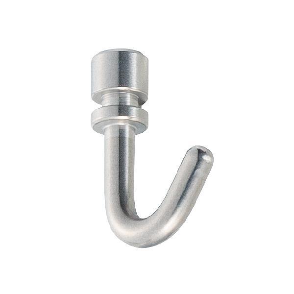 G2スライドフックはレール端部から挿入する先入タイプのスライドフックです。　■種別／G2スライドフック　■サイズ／H20.5mm　■フック線径／φ3mm　■推奨荷重／8kg　■素材／ステンレス研磨仕上げ　■備考／○先入用・天付用　メーカー・...