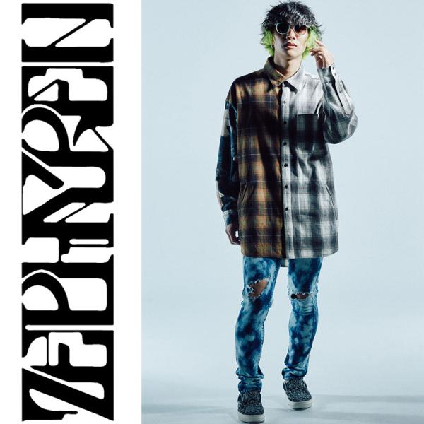 膝部のみ留めたダメージと、ミニマルなシルエットがグランジロックとモードの融合を感じさせる一枚。アブストラクトな空気感すら漂わせるブリーチワークは、熟練の職人による手作業による物で一枚一枚表情が違い、大量生産の廉価品とは一線を画す。洋服という...