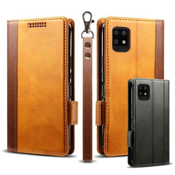 ・「AQUOS zero6」「AQUOS zero6 A102SH」「AQUOS zero6 SH-RM18」「AQUOS zero6 SHG04」対応の手帳タイプのレザーケース。・上質で手触りの良い丈夫な合皮を使用しています。スマートフォ...