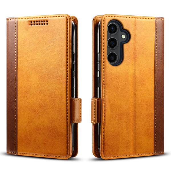 「Galaxy A55 5G SC-53E」「Galaxy A55 5G SCG27」「Galaxy A55 5G」対応の手帳タイプのレザーケース。上質で手触りの良い丈夫な合皮を使用しています。スマートフォン本体を装着する部分は柔軟なTPU...