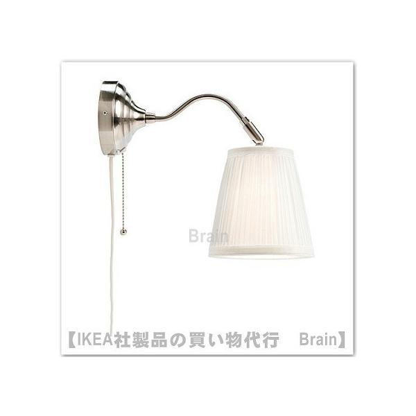 ■カラー：ニッケルメッキ/ホワイト■商品の大きさ奥行き: 38 cmシェードの直径: 16 cmコードの長さ: 2.5 m ■主な特徴- ランプヘッドを動かして光の向きを調節できます。読書ライトやアップライト、スポットライトとして使用できま...