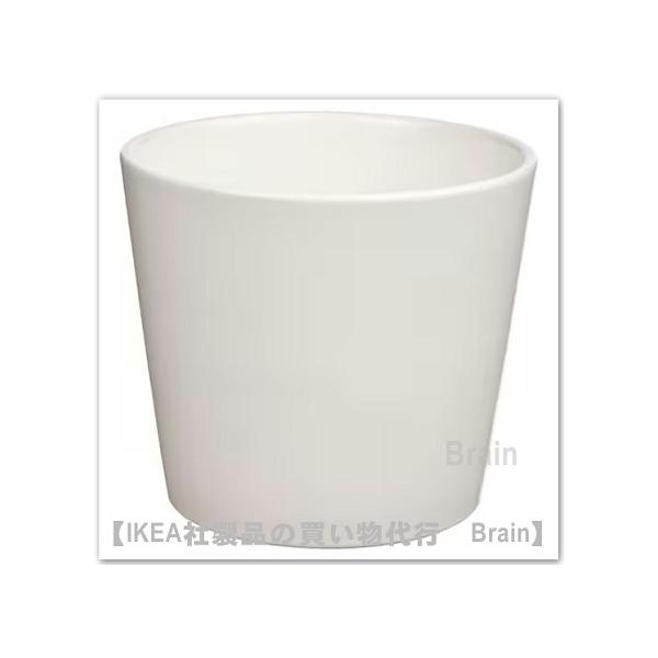 ■カラー：ホワイト■商品の大きさ高さ: 10 cm内径: 10 cm植木鉢の最大径: 9 cm外径: 11 cm■商品の詳細- シンプルで飽きの来ない鉢カバー。植物を引き立て、置く場所を選びません- 陶器は耐久性に優れた素材で、成形して便利...