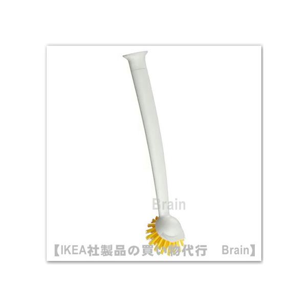 ■カラー：ブライトイエロー/オフホワイト■商品の大きさ長さ: 29 cm■主な特徴- 吸盤でシンクやタイルなどに吸着できます- ブラシの先はしつこいこびりつきをこそげ落とすスクレーパーとして使えます■パッケージの大きさと重さ商品番号: 00...