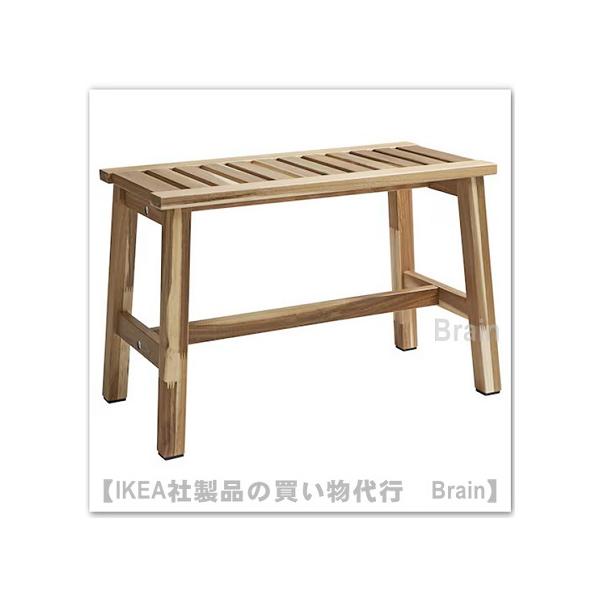 ■カラー：アカシア材■商品の大きさ長さ: 63 cm幅: 31 cm高さ: 41 cm最大荷重: 100 kg■主な特徴- ベンチは一つひとつ木目模様や自然な色合いが異なります。木材ならではの魅力です- アカシア材は美しい経年変化が楽しめる...