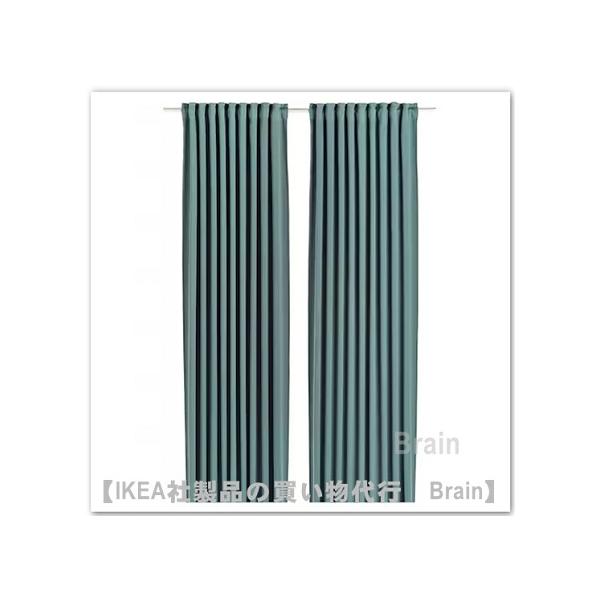 ■カラー：ダークグレーターコイズ■商品の大きさ長さ: 250 cm幅: 145 cm重さ: 1.90 kgサイズ: 3.63 m?パッケージ個数: 2 ピース■主な特徴- 部屋を暗くする布地は、わずかな量の光を通し、テレビ/モニターへの映り...