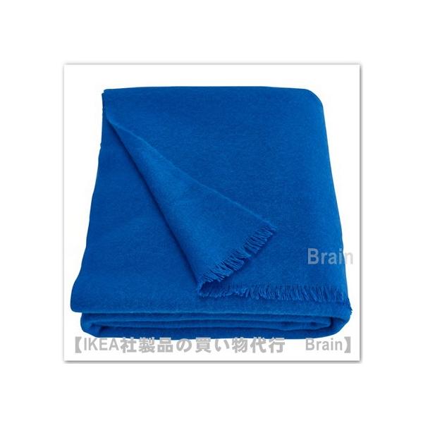 ■カラー：ブライトブルー■商品の大きさ幅: 150 cm長さ: 200 cm■主な特徴- 繊維の細いメリノウールを50％使用しているので、肌ざわりがとても柔らかです- オールシーズン使えます。ウールには温度調節機能があるので、冬も夏も快適な...