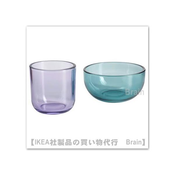 ■カラー：ライラック/ブルー■商品の大きさティーライトホルダー（直径10cm、高さ5cm）1個、ティーライトホルダー（直径7cm、高さ7cm）1個■主な特徴- ティーライトホルダーをそれぞれ単独で使うこともできれば、広いホルダーの中に高いホ...